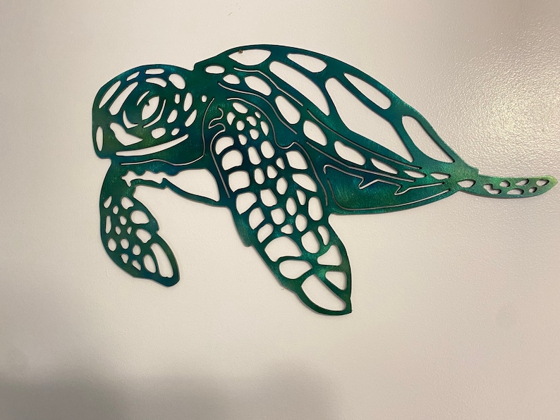 Large Sea Turtle Wall Decor - Etsy