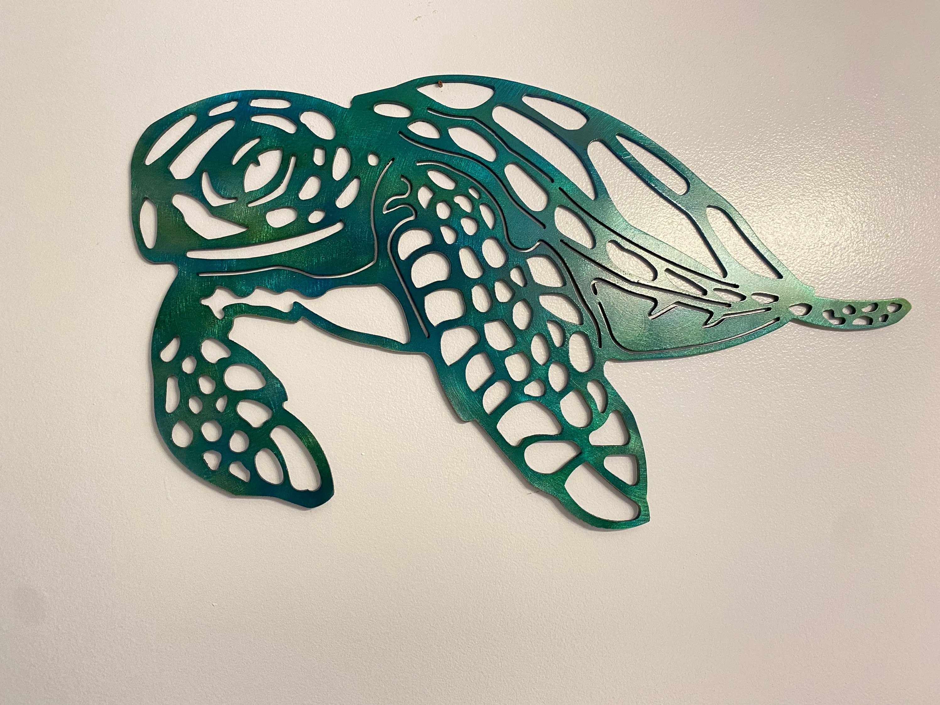 Large Sea Turtle Wall Decor - Etsy