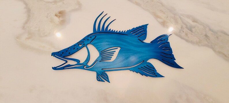 Hogfish Metal Wall Decor, Hanging Hogfish Wall Art, Sea Art, Sealife ...