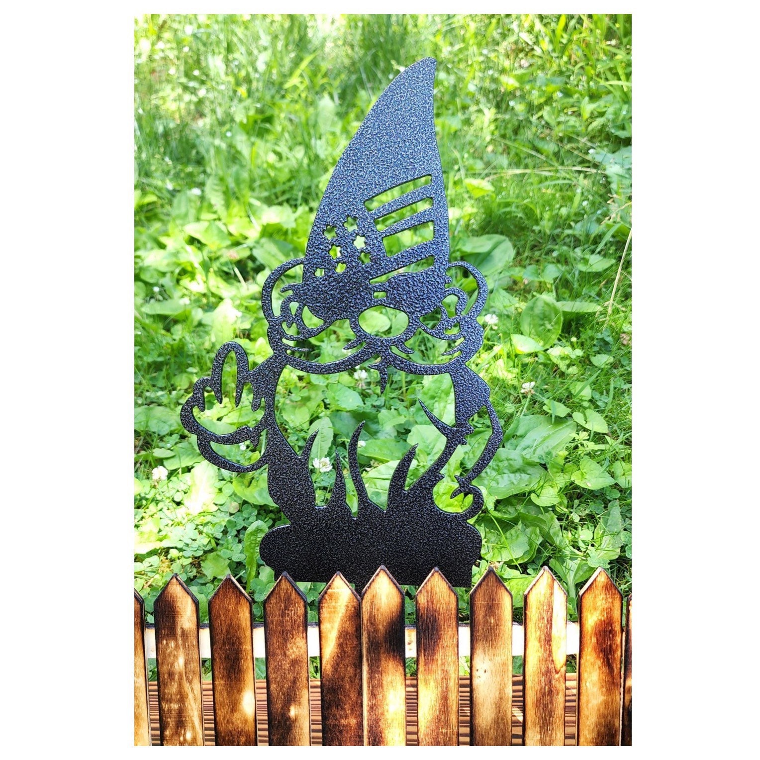 Middle Finger Metal Yard Gnome Stake - Etsy
