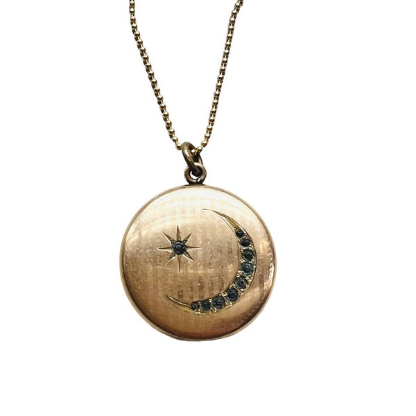Moon Locket - Etsy