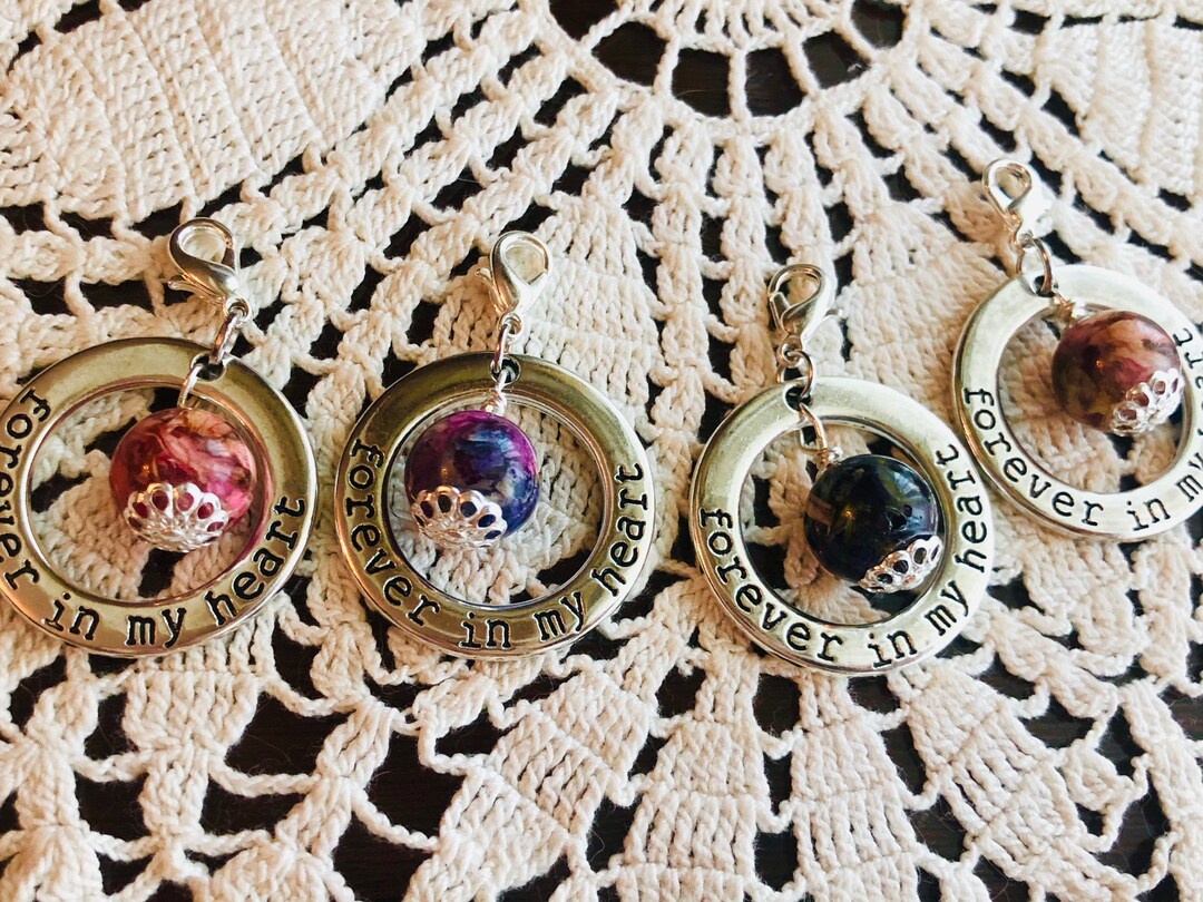 Funeral Flower Bouquet Charm, Memorial Keepsake, Funeral Flower ...