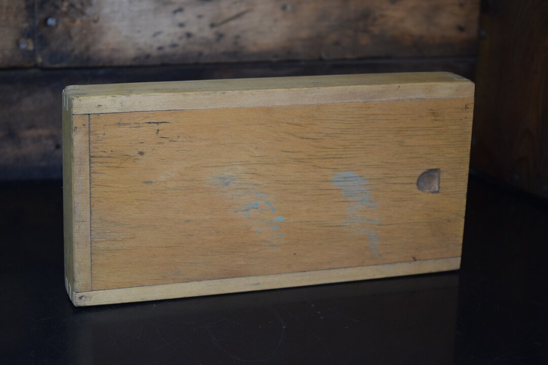 Antique Slide Top Box - Etsy