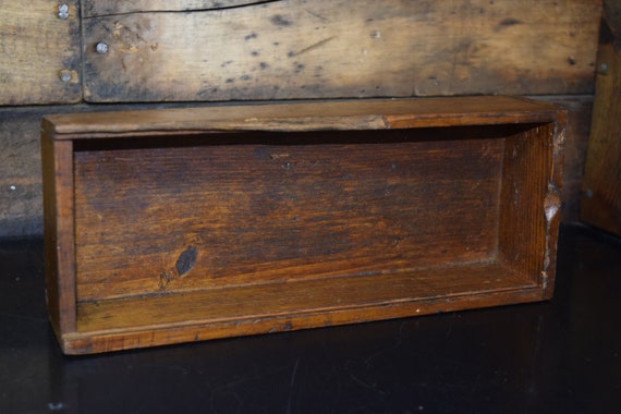 Antique Pine Box - Etsy