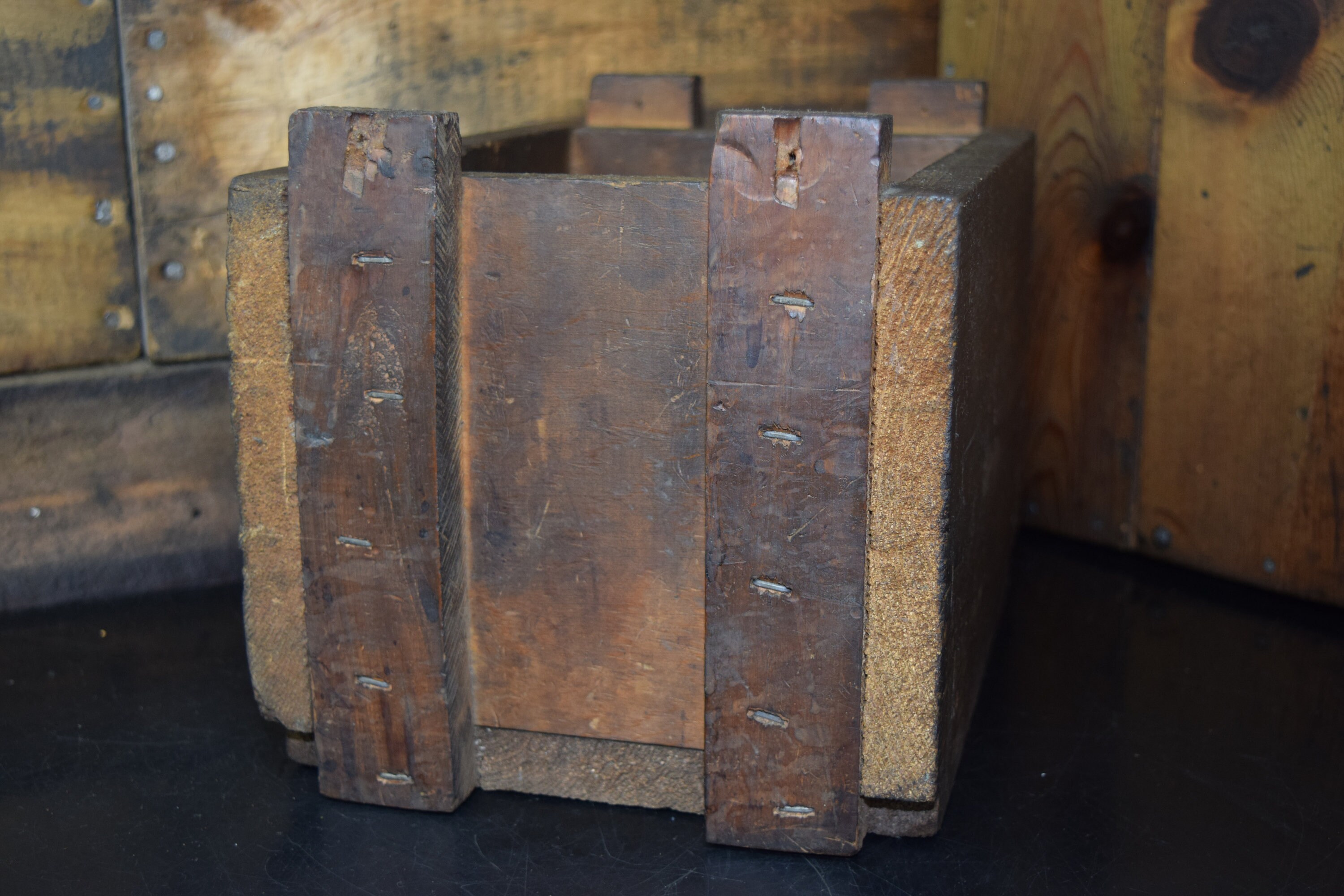 Antique Wooden Nail Crate - Etsy