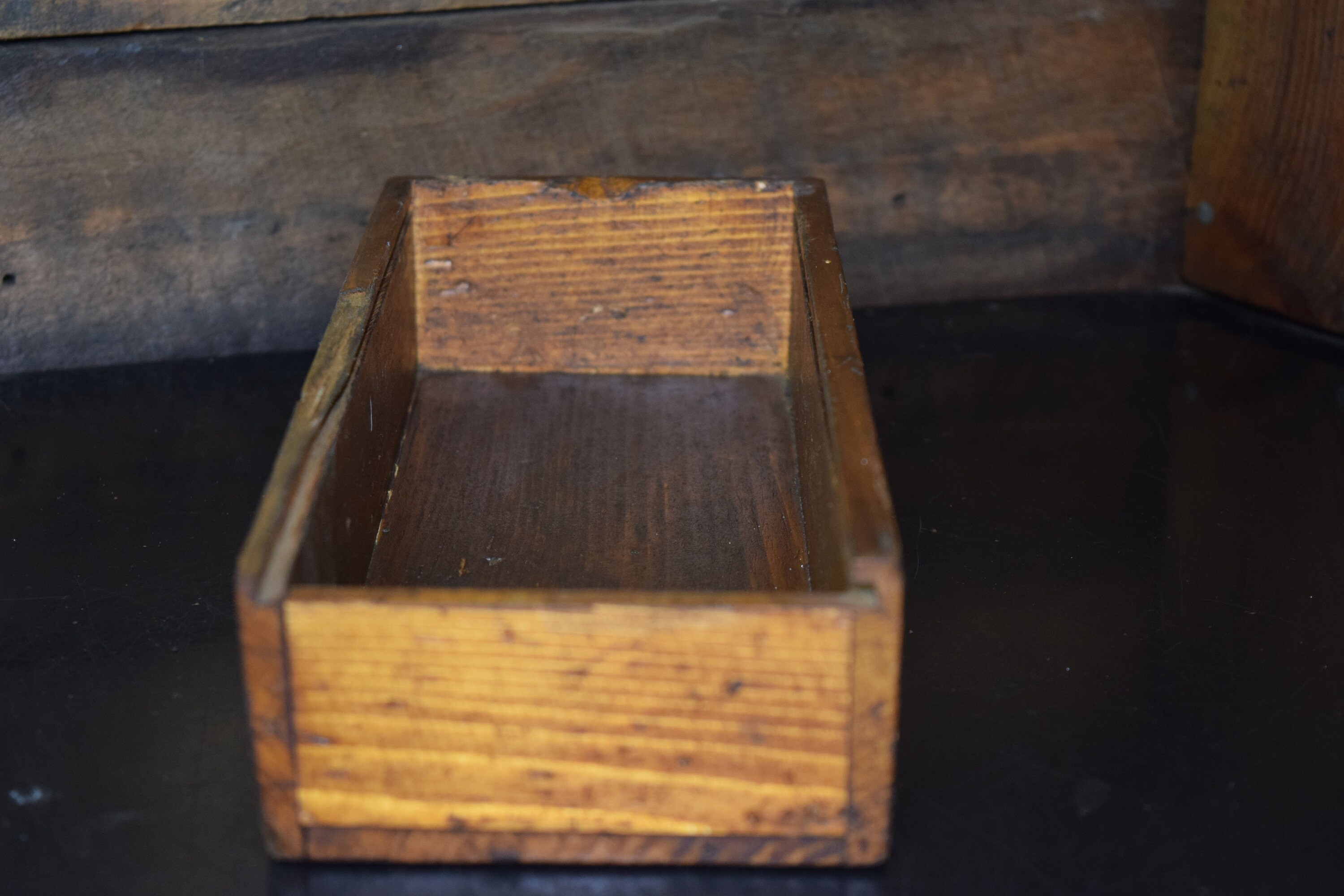 Antique Pine Box - Etsy