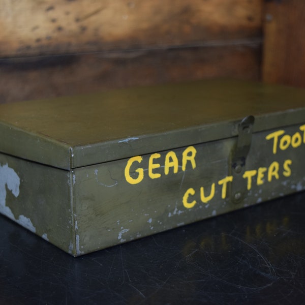 Green Metal Box - Etsy