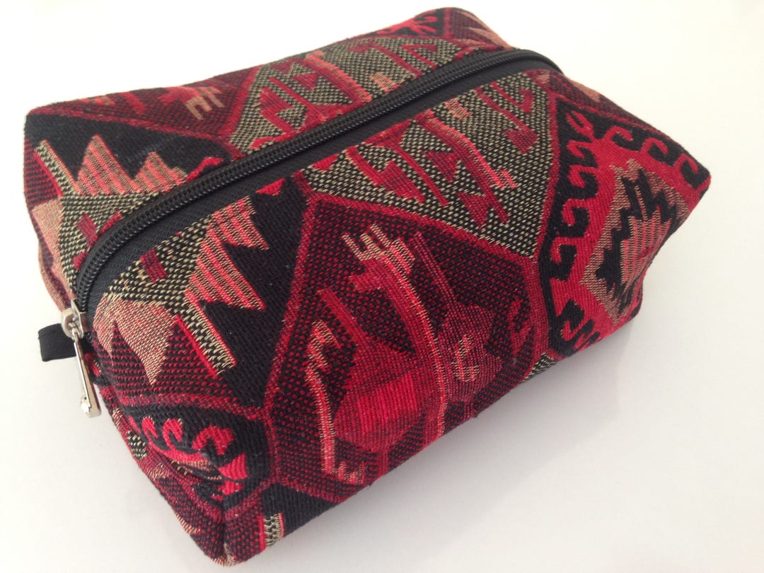 Large Box Makeup Bag, Bohemian Makeup Bag, Unisex Travel Case ...