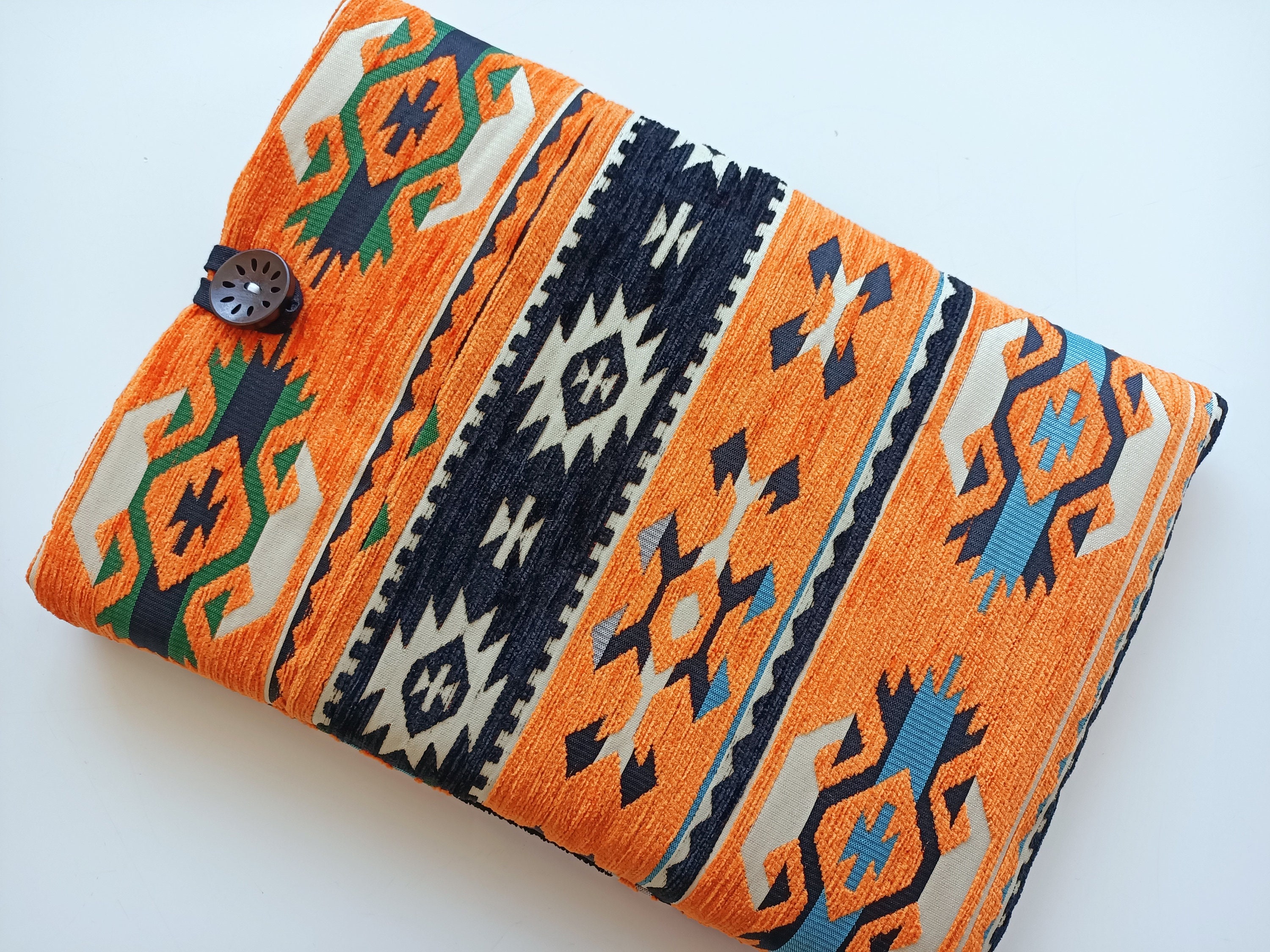 Orange Boho Laptop Bag 13 Macbook Pro Bag Hippie | Etsy