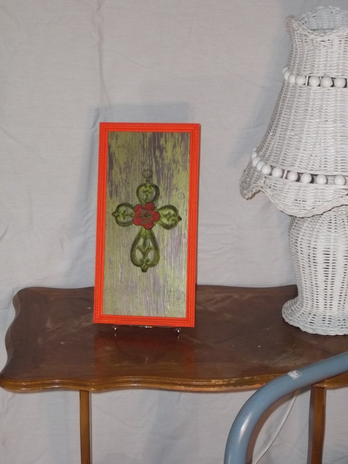 Religious Hanging Cross; Handcrafted Hanging Cross; Decorative Wall ...