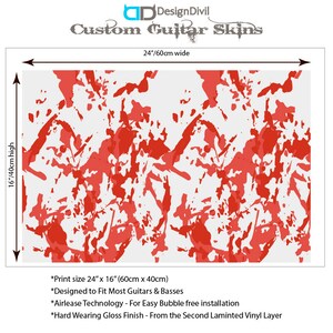 The Camo Selection Guitar/bass Vinyl Skin Wrap Decal Sticker Skins ...