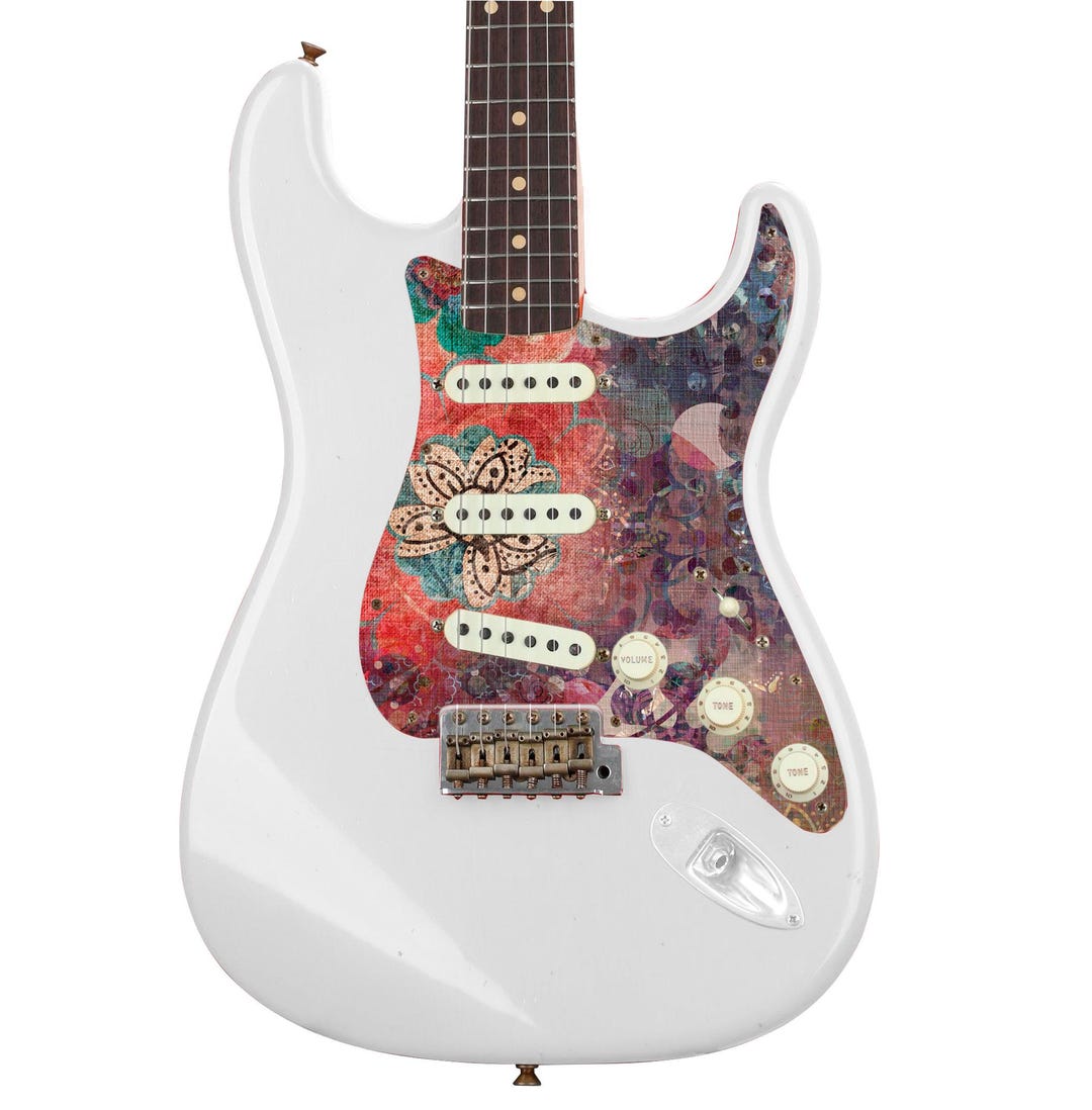 Guitar Custom Pickguard Sticker Skins. Customise Your Own Existing ...