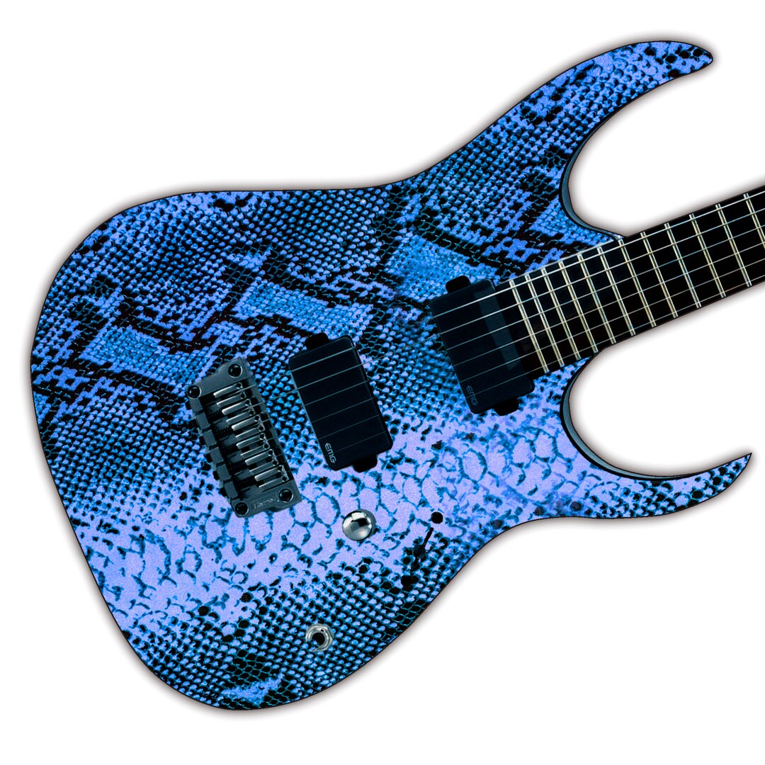 Pro Guitar/bass Vinyl Skin Wrap Decal Sticker the Blue Venom GS129 - Etsy