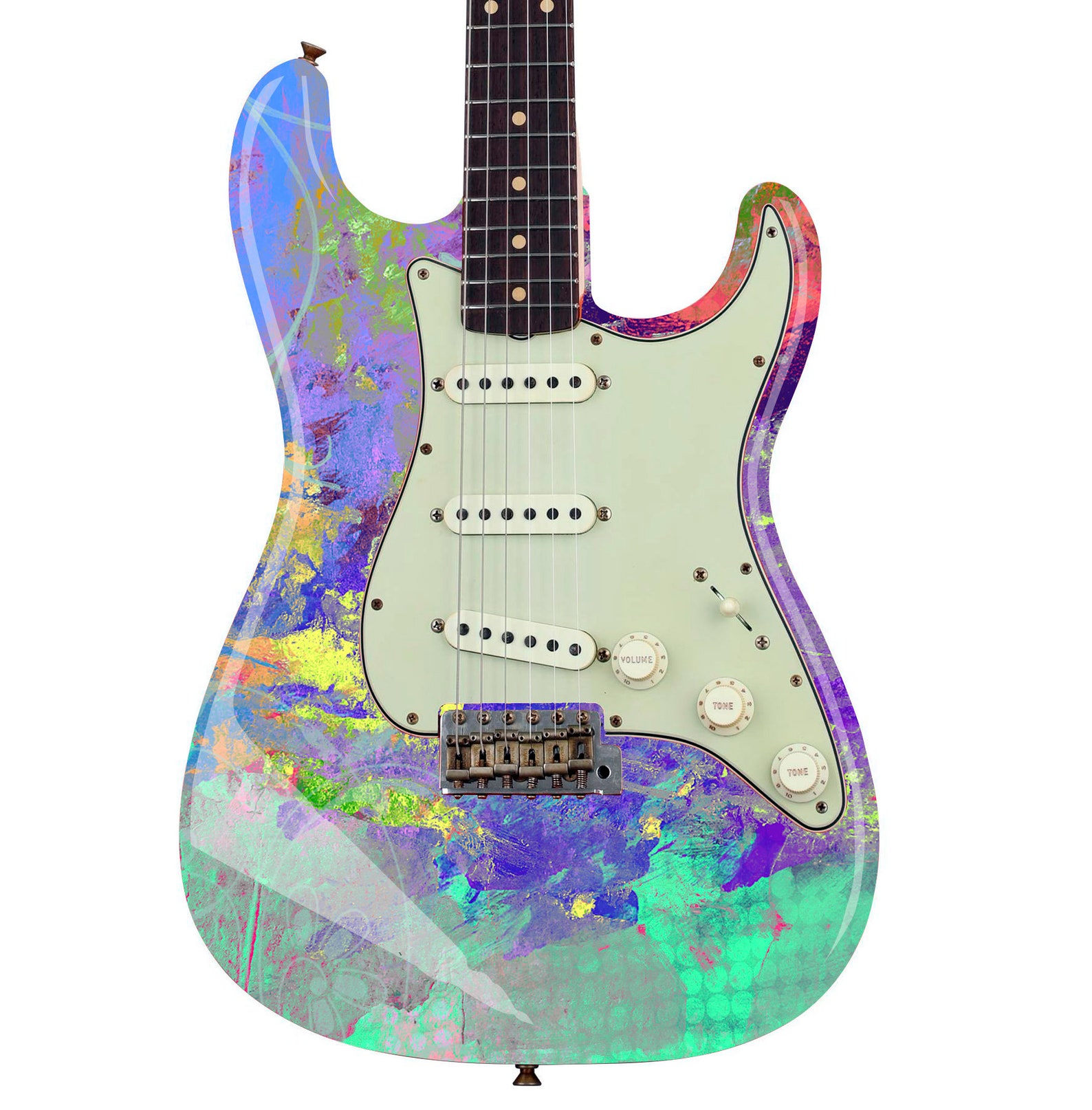 Guitar Skin Wrap Laminated Vinyl Sticker Decal for Any Guitar - Etsy