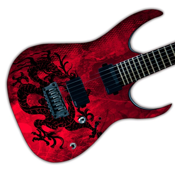 Guitar }]blood Decal - Etsy