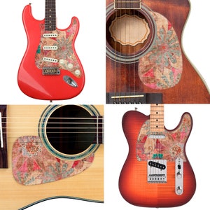 Guitar Custom Pickguard Sticker Skins. Customise Your Own Existing ...