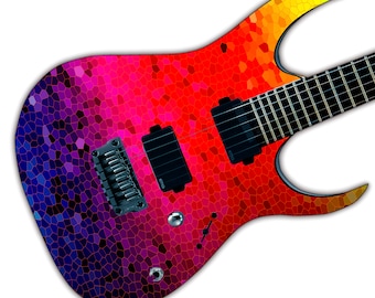 Guitar Skin Wrap Laminated Vinyl Sticker Decals for Any Guitar - Etsy
