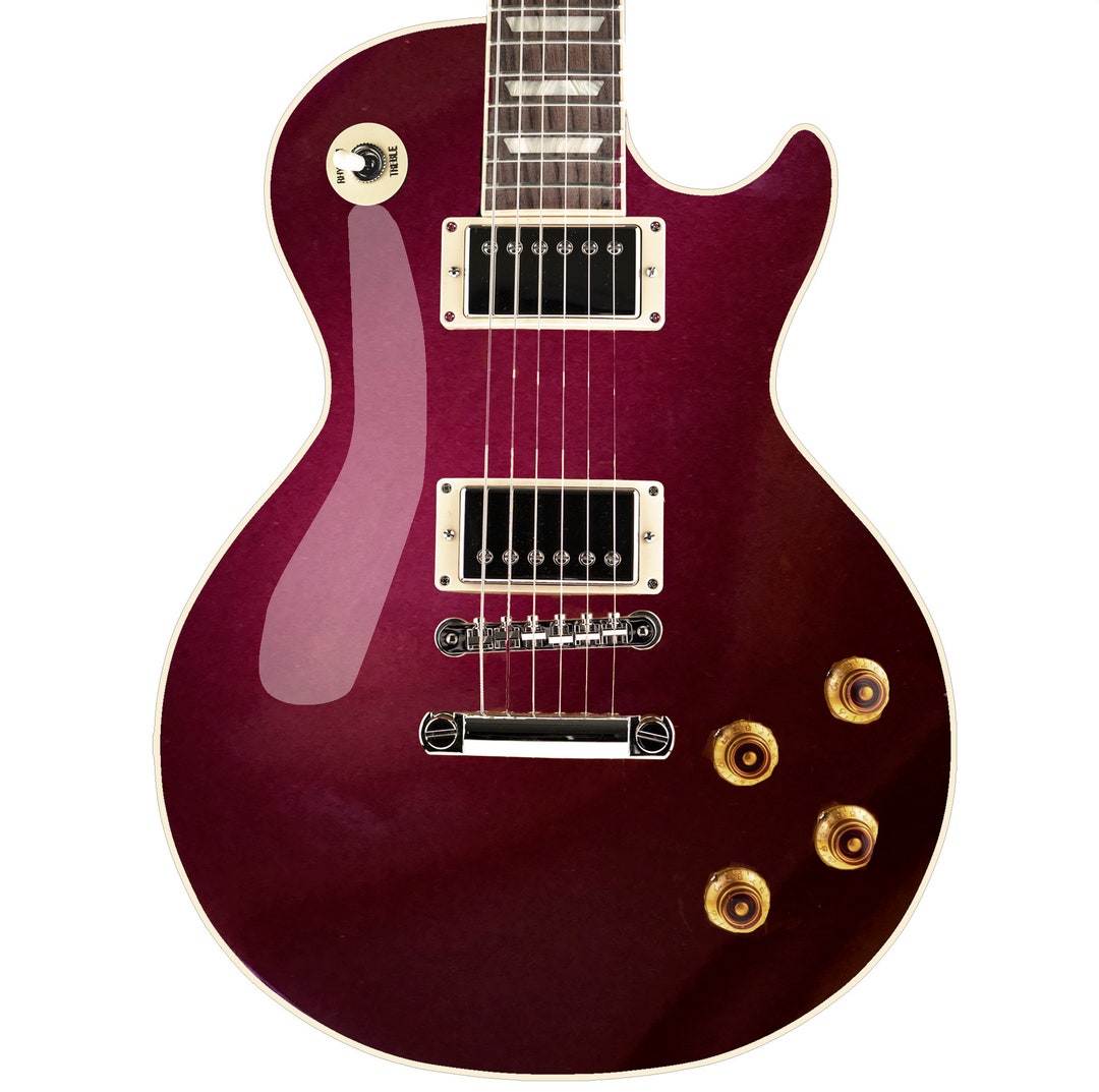 Guitar Skin Wrap Vinyl Decal Sticker High Grade Iridescent Colour Red ...