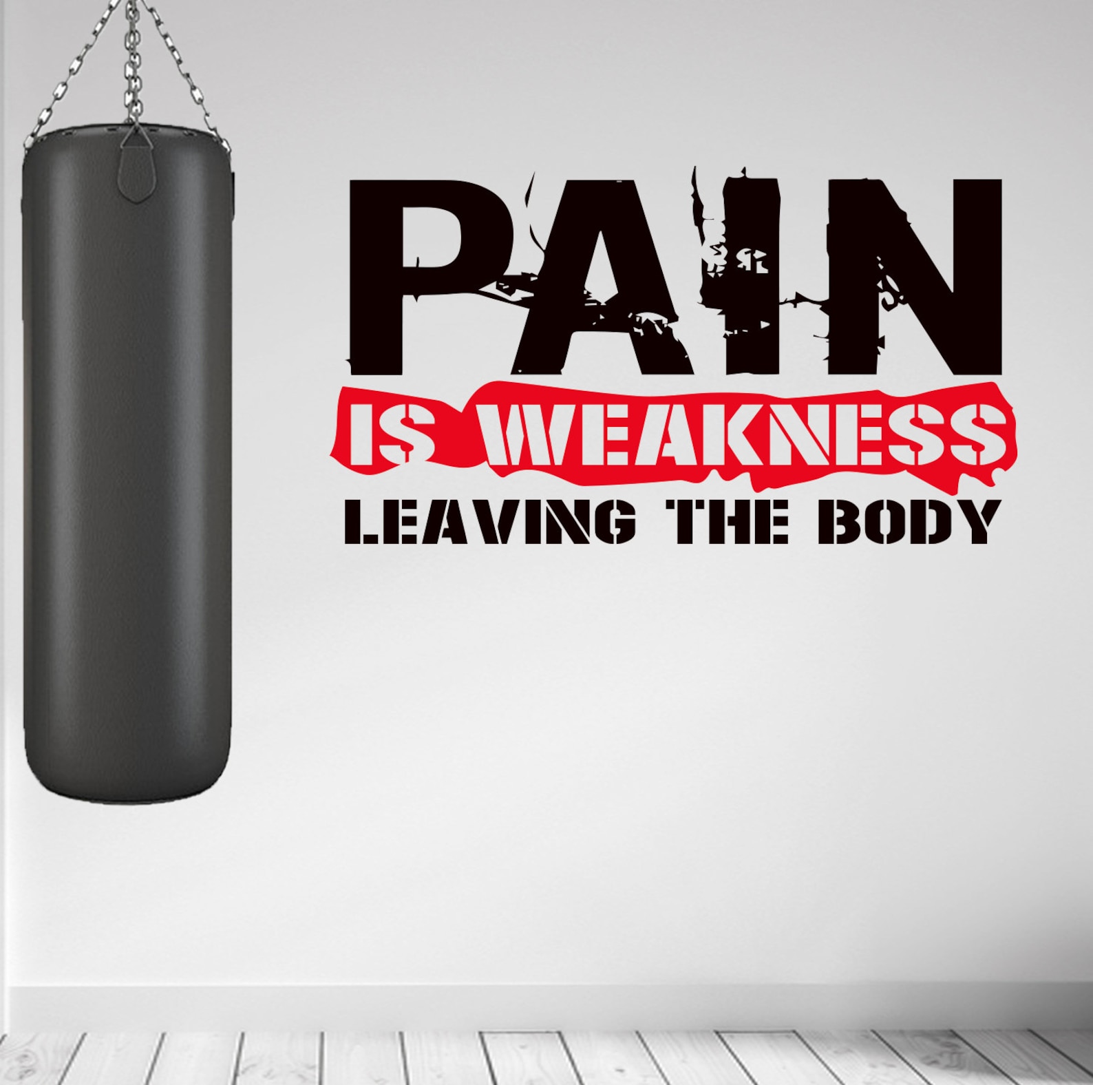 Pain is Weakness Leaving the Body. Workout Training Pro. | Etsy