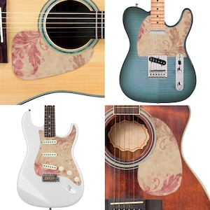 Guitar Custom Pickguard Sticker Skins. Customise Your Own Existing ...