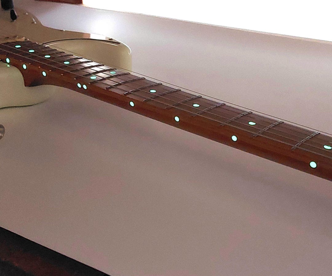 Luminous Vinyl Side Dots and Fret Markers Glow in the Dark Decal ...