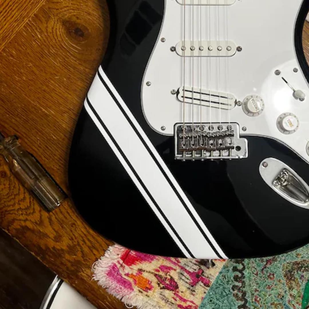 Customized Racing Stripe Decal Stickers for Guitars, Basses & Musical ...
