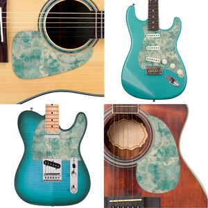 Guitar Custom Pickguard Sticker Skins. Customise Your Own Existing ...