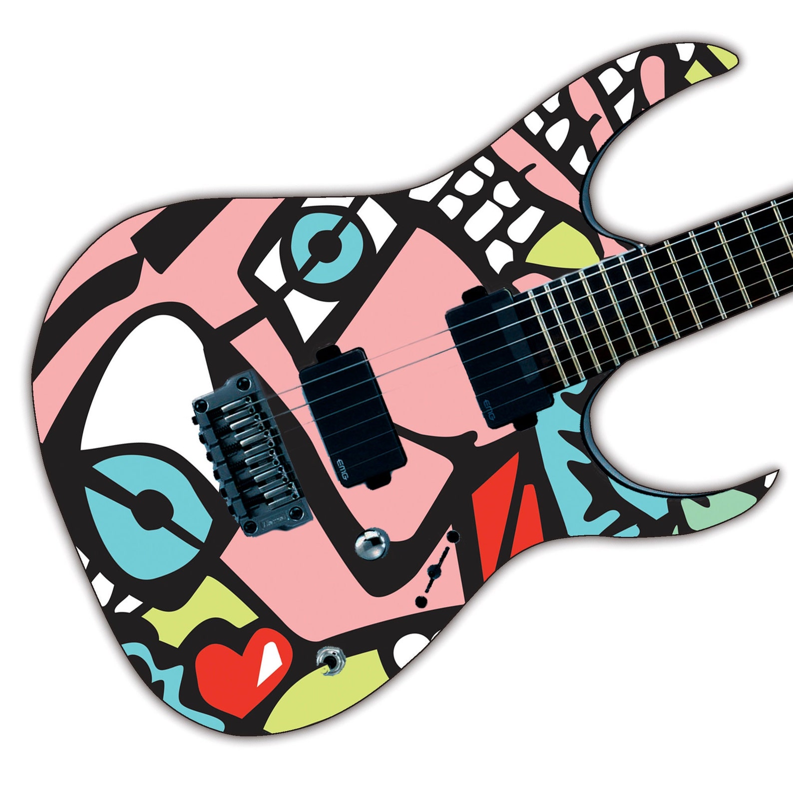 Guitar Skin Wrap Laminated Vinyl Sticker Decals for Any Guitar - Etsy