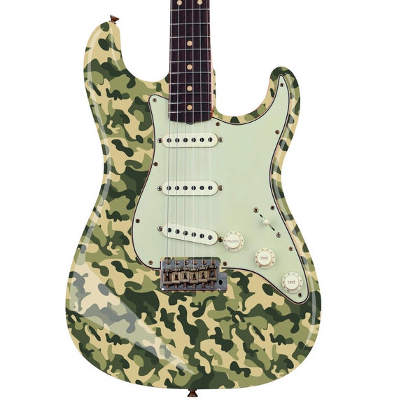 Guitar Skin Wrap Laminated Vinyl Sticker Decal for Any Guitar - Etsy