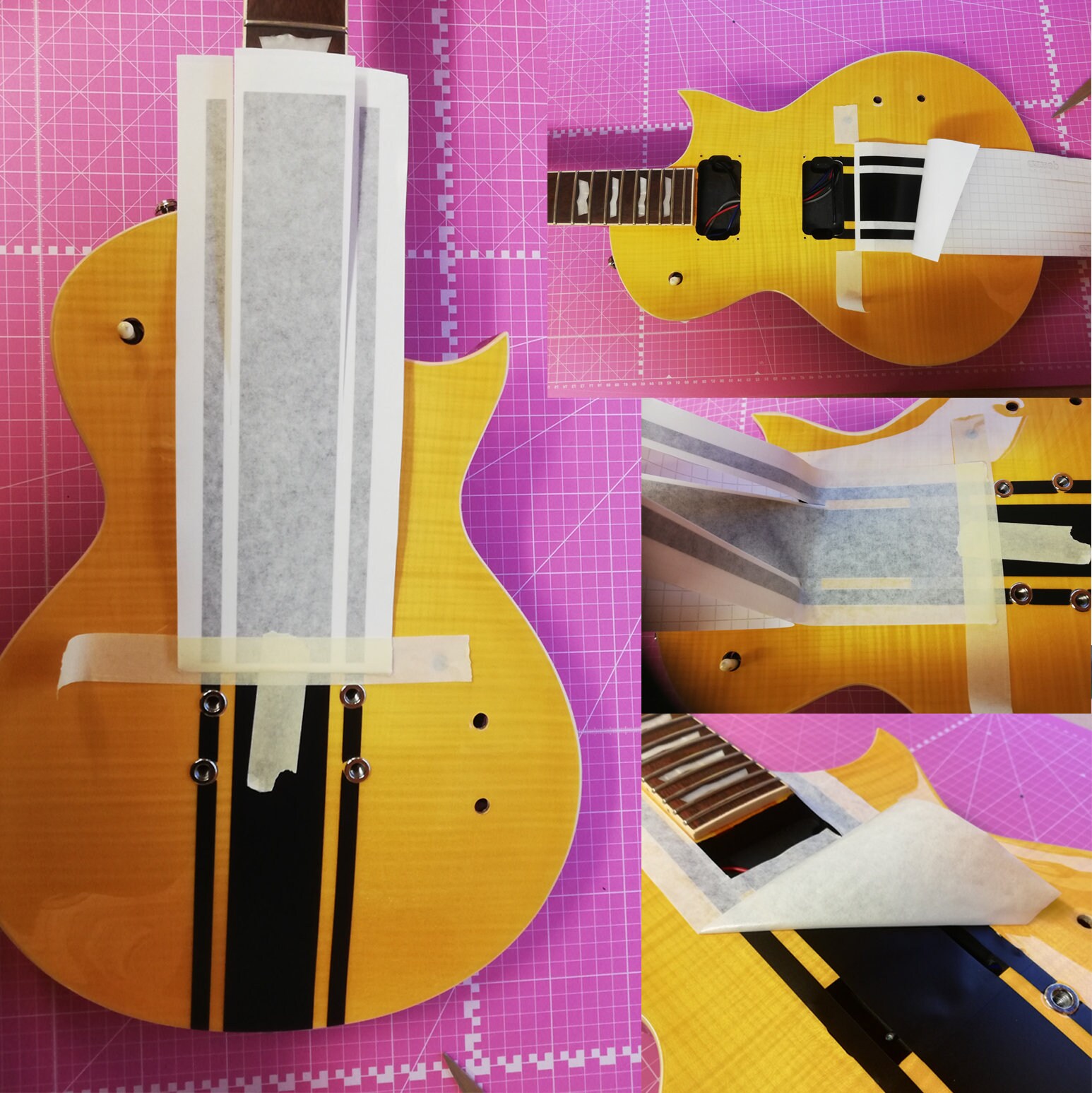 Wide Custom Racing Stripe Decal Stickers for Guitars & Basses | Etsy