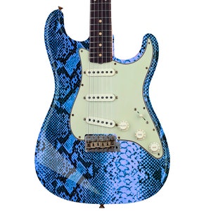 Pro Guitar/bass Vinyl Skin Wrap Decal Sticker the Blue Venom GS129 - Etsy