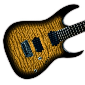 Guitar Vinyl Wrap Decal Sticker Skins. the Tan Quilted Burst . Choose ...