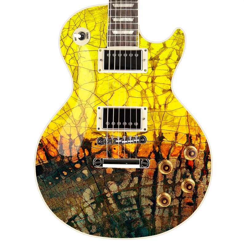 The Cracked Fade Skin Wrap Vinyl Decal Stickers for Guitars & - Etsy