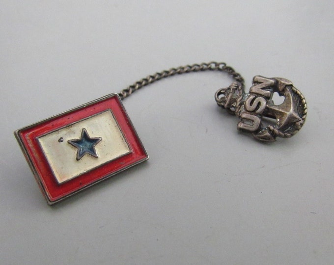 Vintage U.S. Navy Son in Service Pin Free Shipping - Etsy