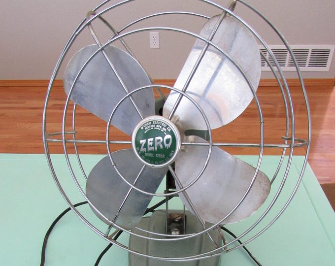 Vintage Zero Fan Model 1265R Mcgraw Electric Co. Works Great Free ...