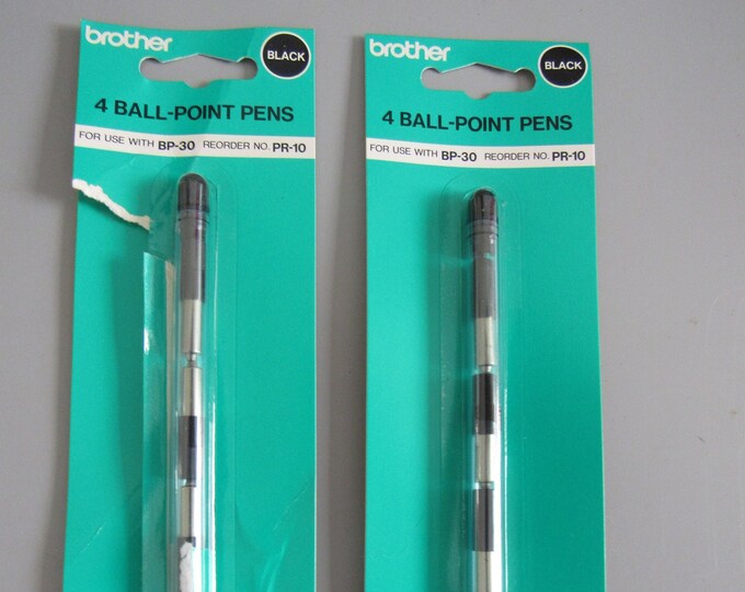Vintage Brother BP-30 Type-a-graph Pens PR-10 NOS New Old Stock Free ...