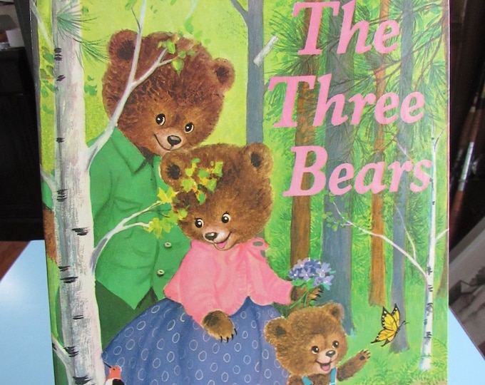 The Three Bears Lllustrated by Elizabeth Webbe 1959 Rand Mcnally Giant ...
