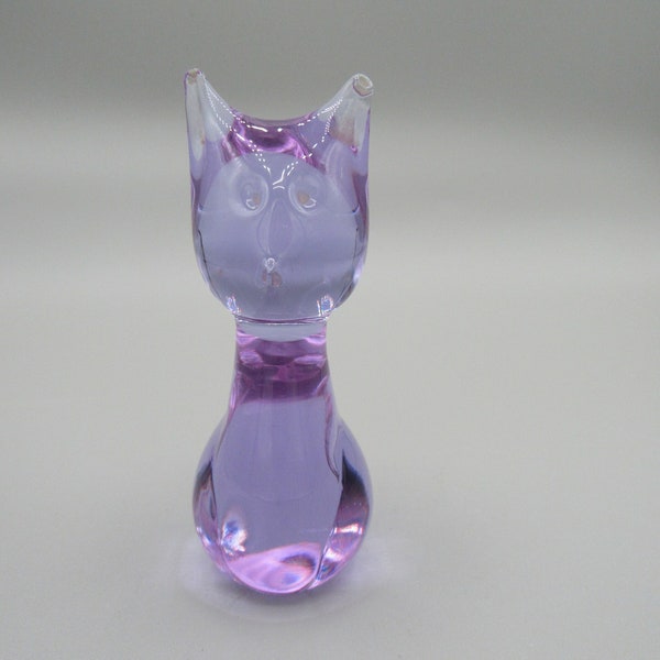 Purple Crystal Cat - Etsy