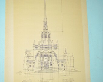 Methodist church | Etsy