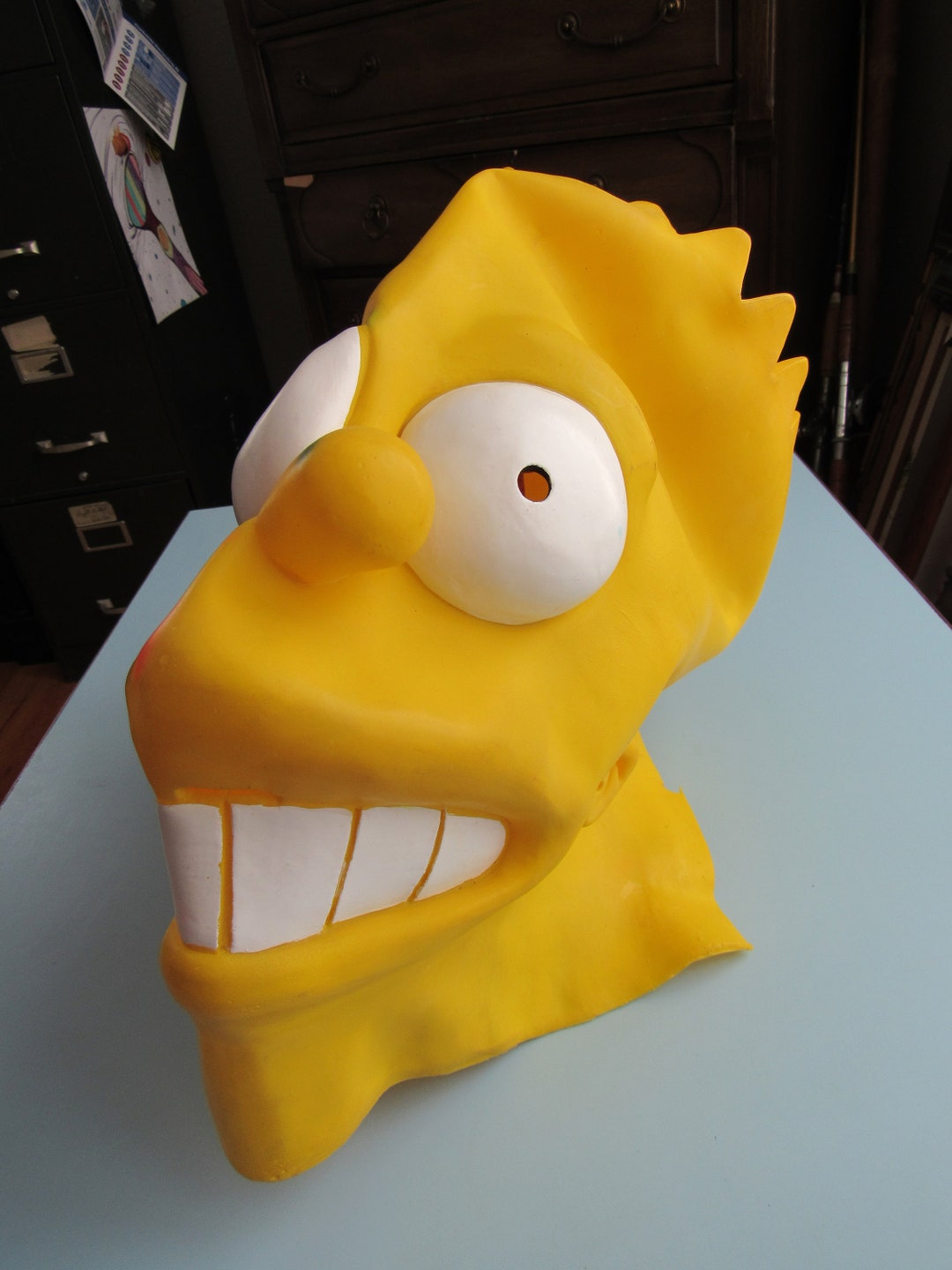 Vintage Latex Bart Simpson Mask 1999 Free Shipping - Etsy