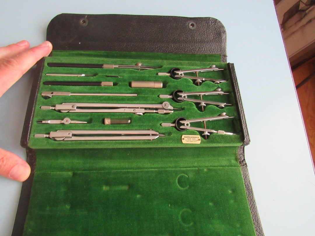 Vintage Keuffel & Esser KE Drafting Set Looks Complete Free Shipping - Etsy