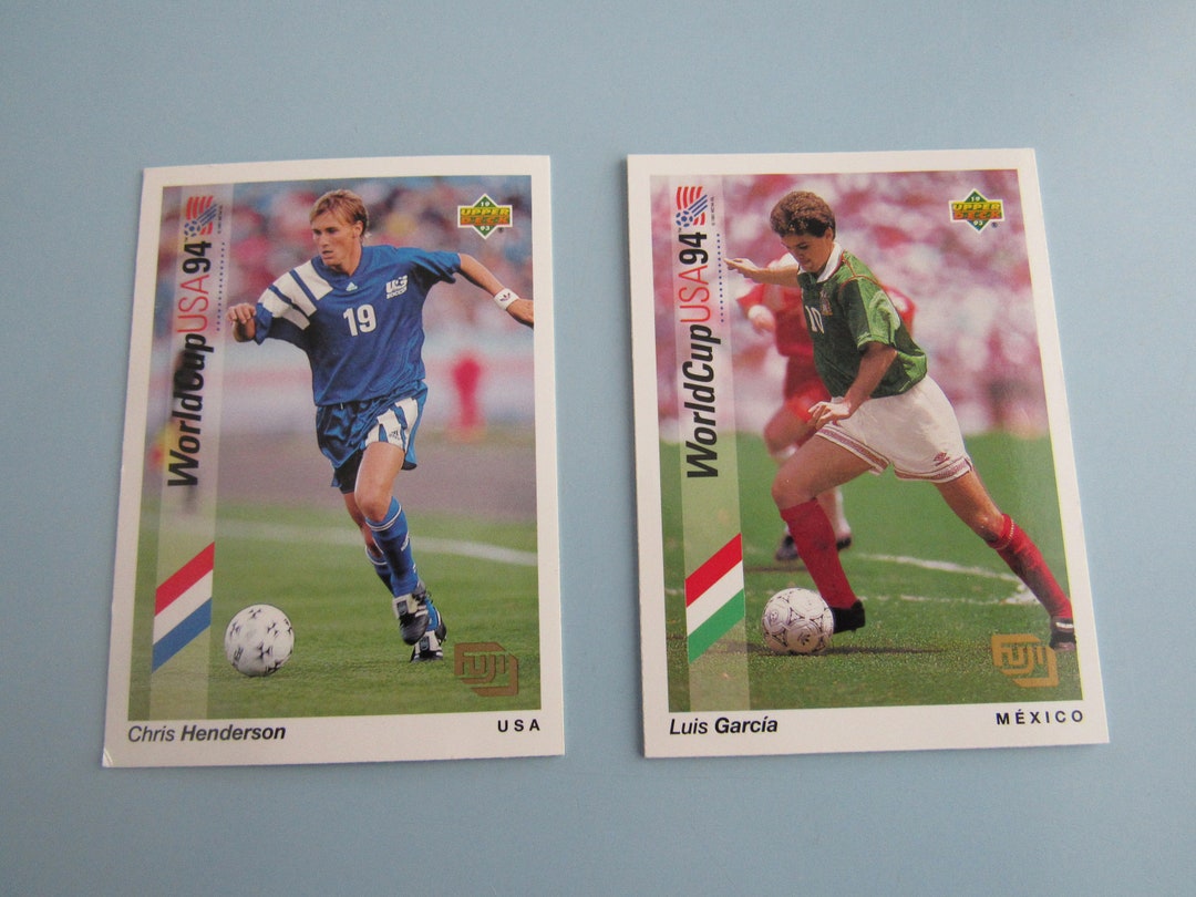 Lot of 2 World Cup 1994 Soccer Cards Upper Deck Free Shipping - Etsy