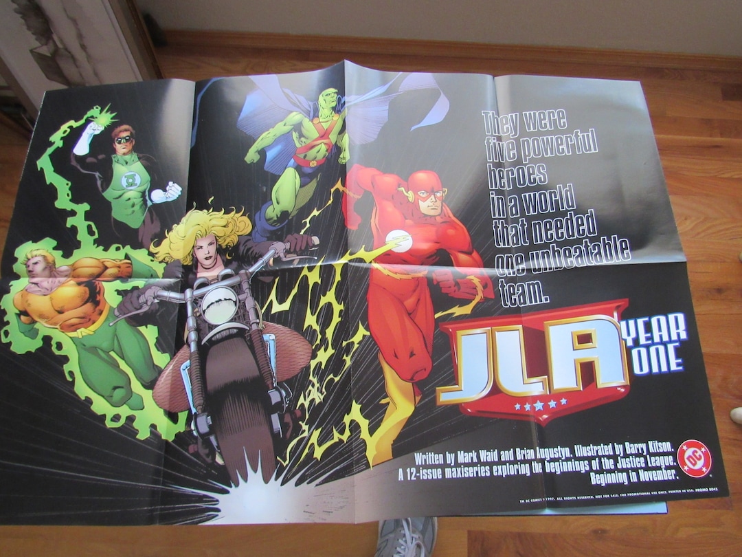 Vintage DC Comics Justice League of America JLA Year One Retailer ...