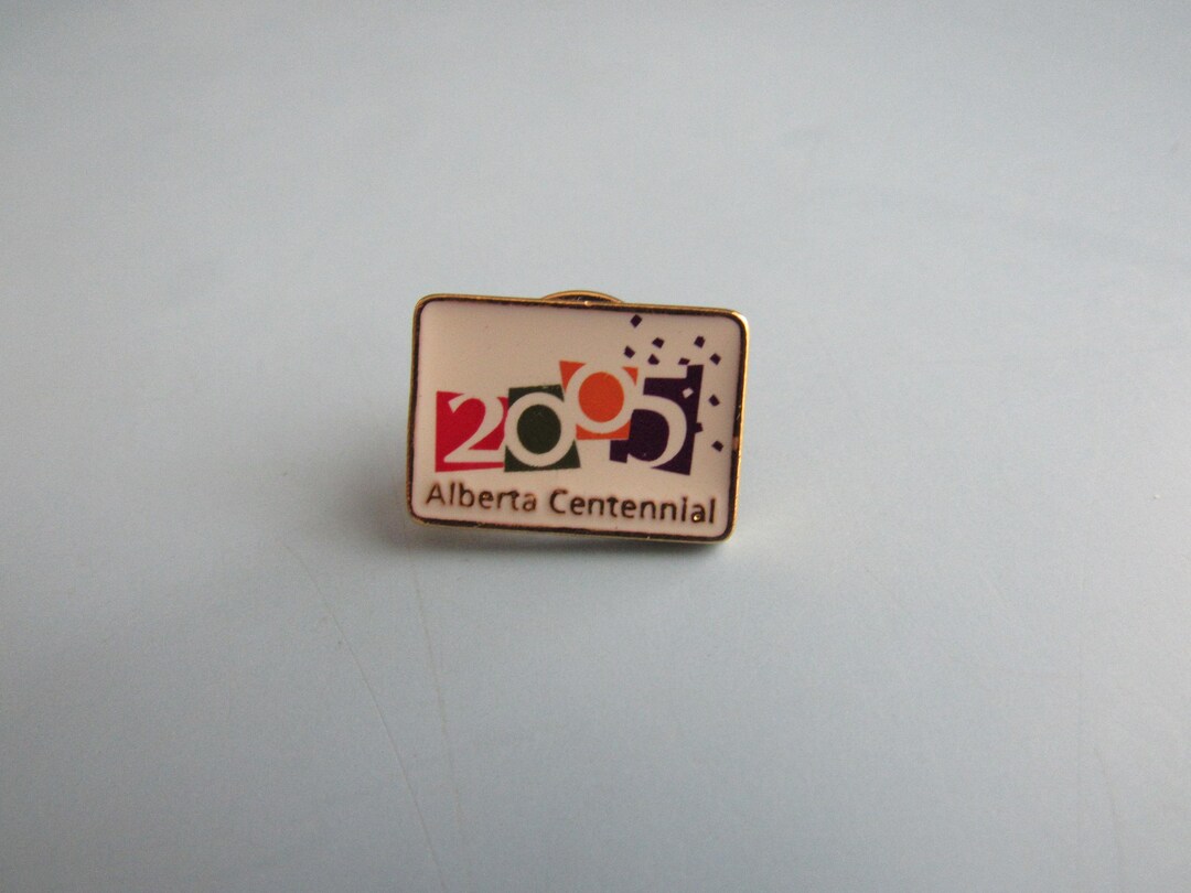 Vintage Alberta Canada Centennial Pin Free Shipping - Etsy