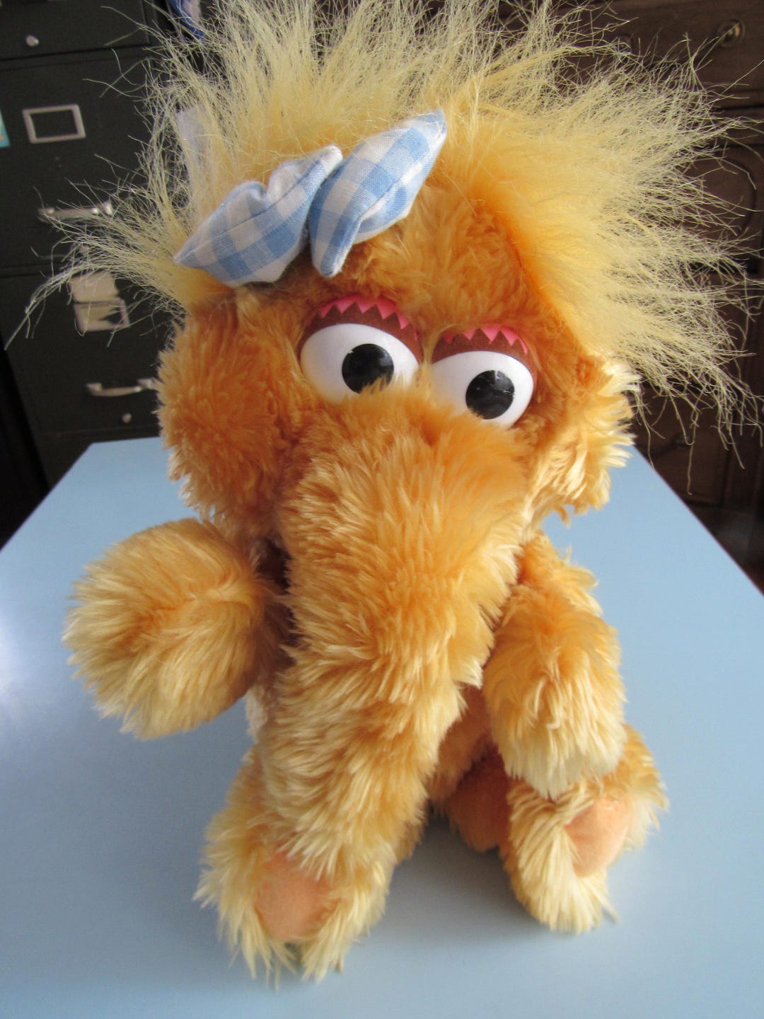 Vintage Sesame Street Snuffleupagus' Sister Alice Plush Applause ...