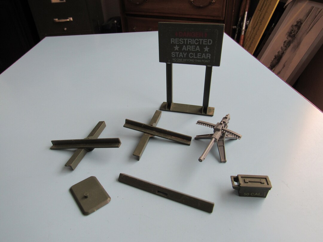 Vintage GI Joe Machine Gun Defense Unit 1984 Free Shipping - Etsy