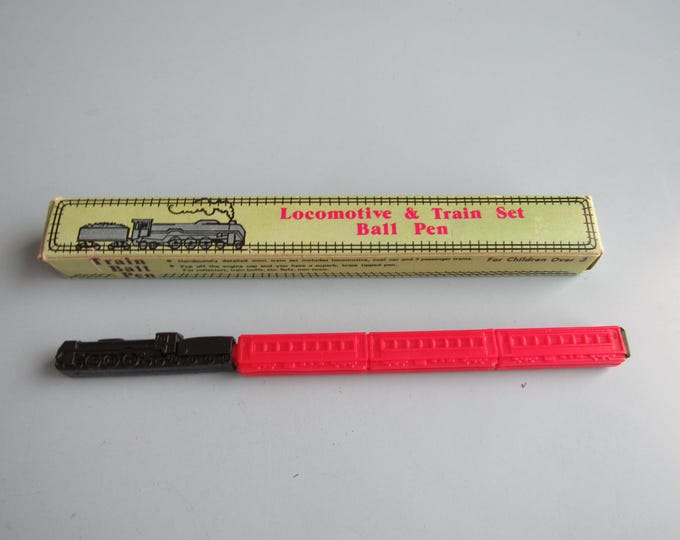 Vintage Locomotive & Train Set Ball Pen in Original Box Free Shipping ...