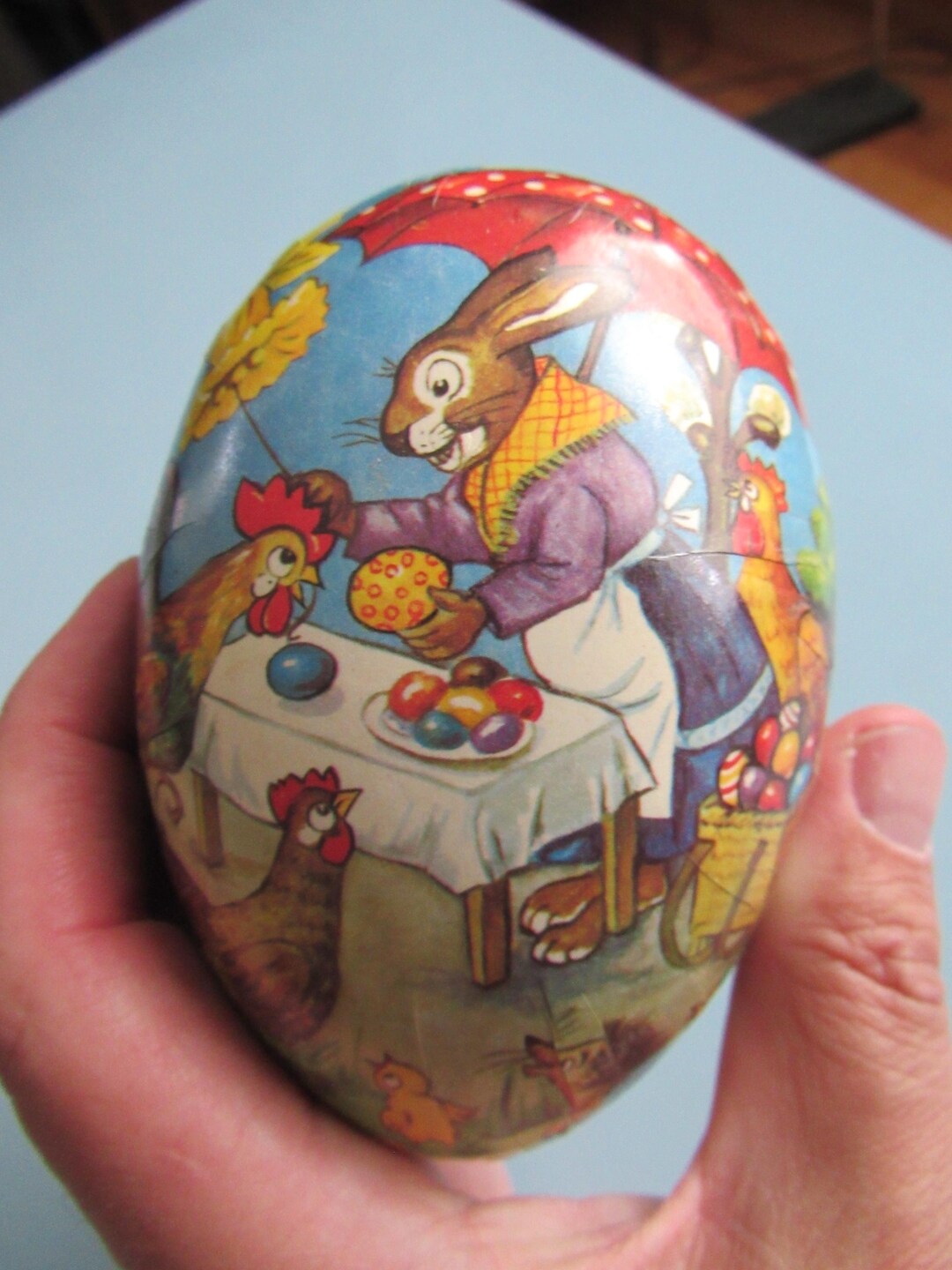 Vintage Papier Mache Easter Egg German Democratic Republic Free ...
