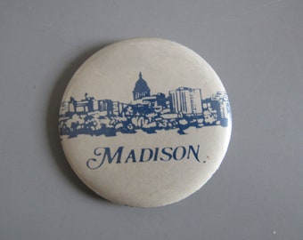 Wisconsin Button - Etsy