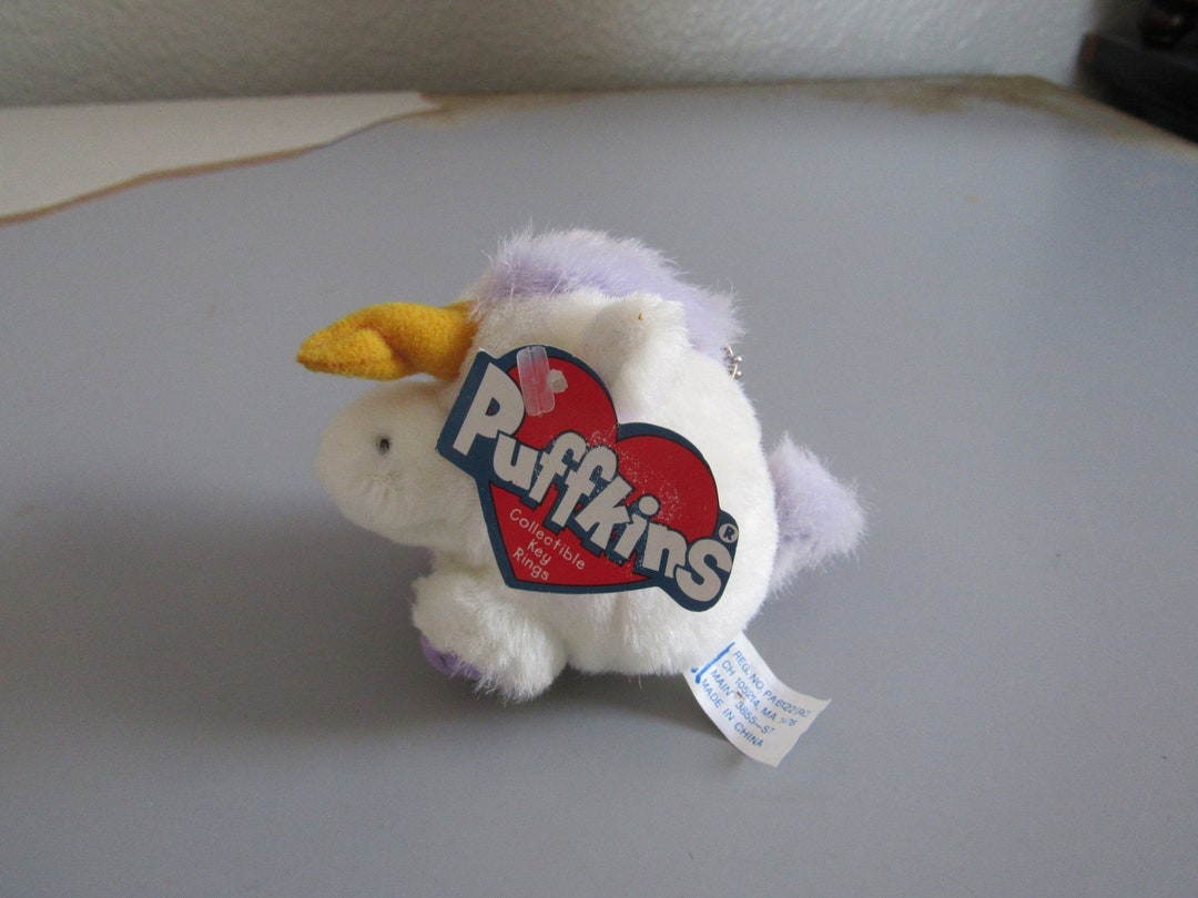 Swibco Puffkins Magic Unicorn Keychain 1998 New With Tags Free Shipping ...